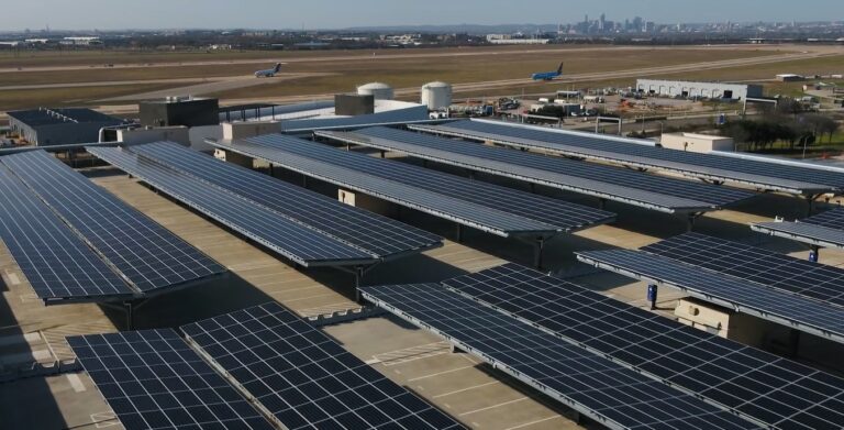 AUS and Austin Energy Unveil Solar Project Atop Parking Garage