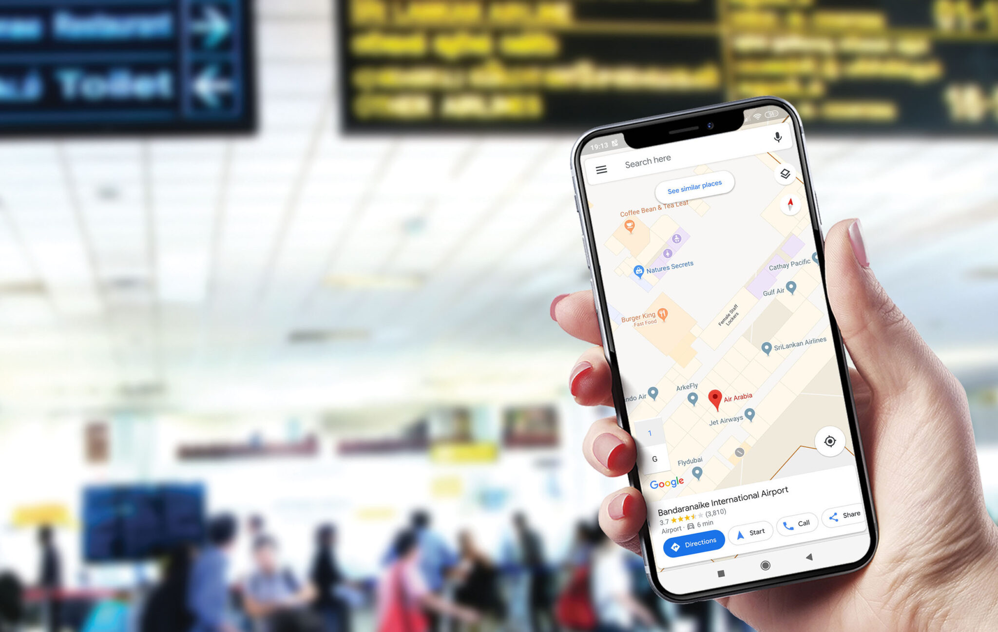Inside of Bandaranaike Airport goes live on Google Indoor Maps