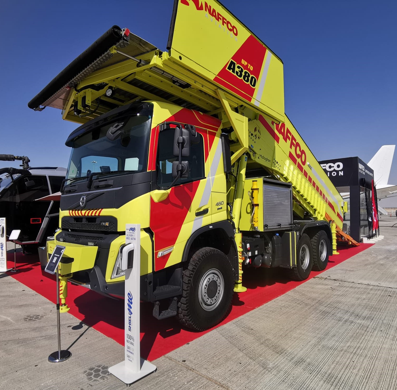 Mallaghan Unveils New 6x6 Fire Rescue Stair at Dubai Airshow