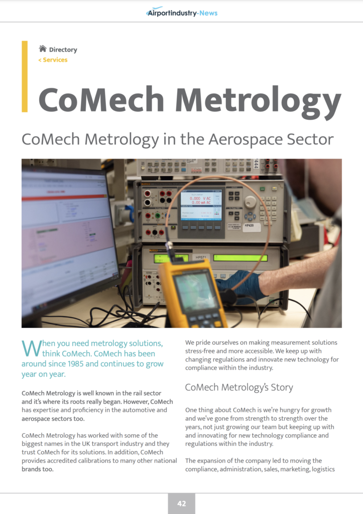 CoMech Metrology in the Aerospace Sector