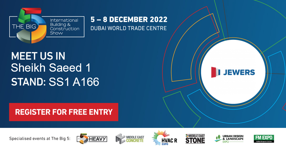 Jewers at The Big 5 International Building & Construction Show