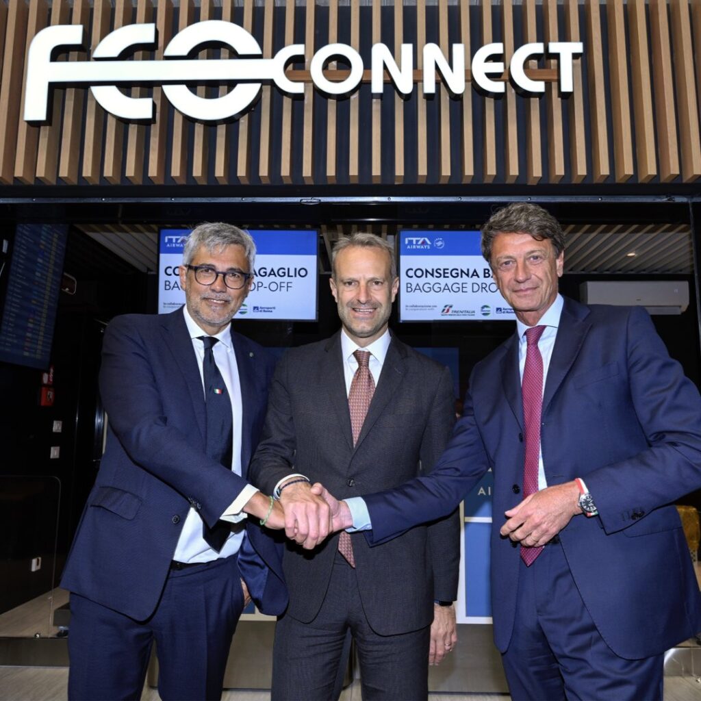 ITA Airways Allows Passengers to Check In at the FCO Rail Station ...