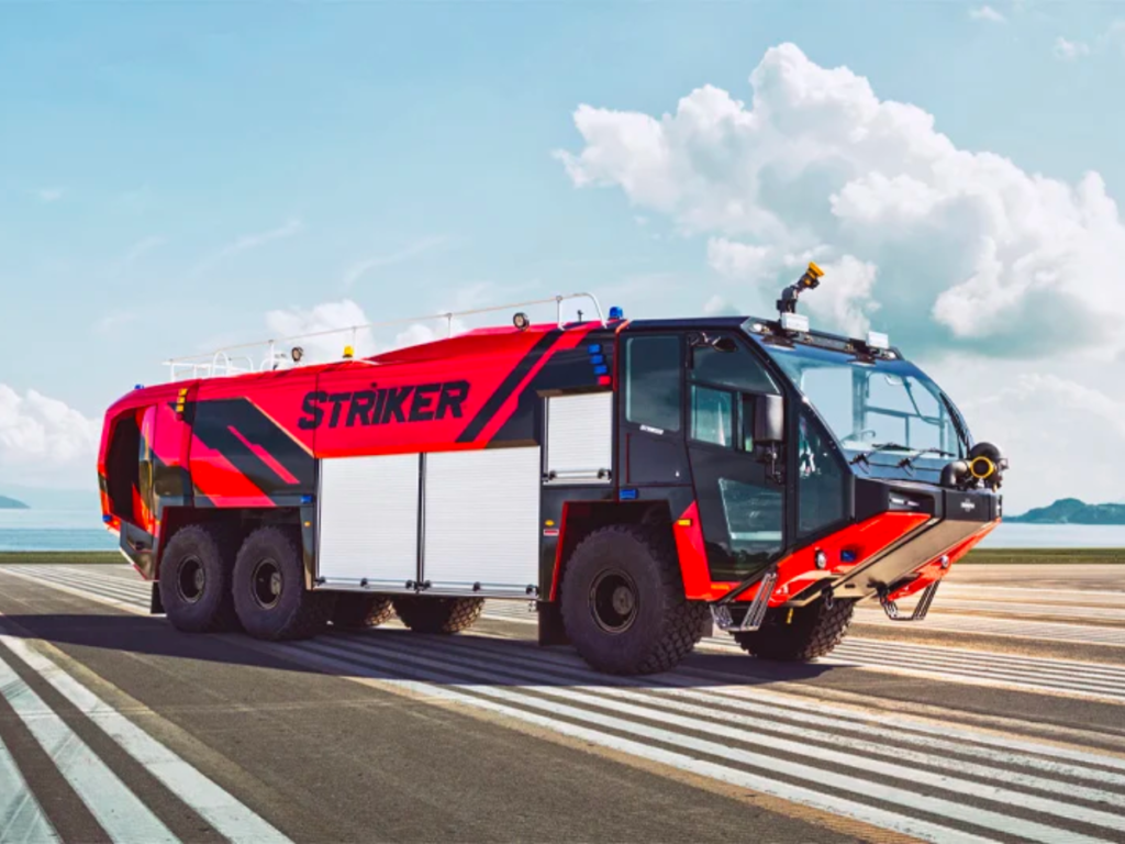 ARFF Vehicle Turrets for Fire Suppression | Oshkosh