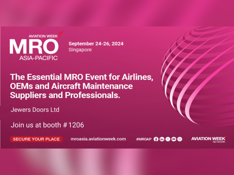 Jewers Doors at MRO Asia-Pacific 2024 | Airport Industry-News