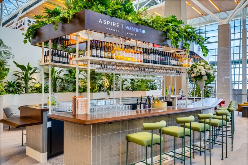 Aspire Opens New WestJet Garden Lounge at YYC Calgary