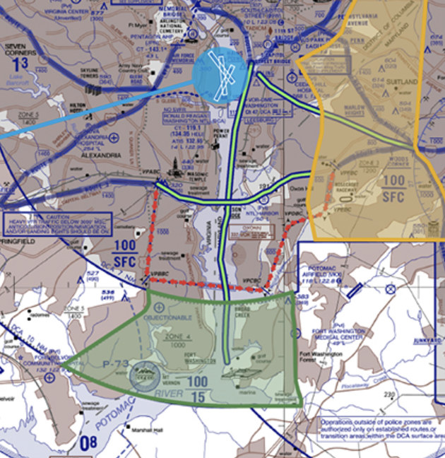 FAA Modifies Helicopter Zones and Routes Surrounding DCA