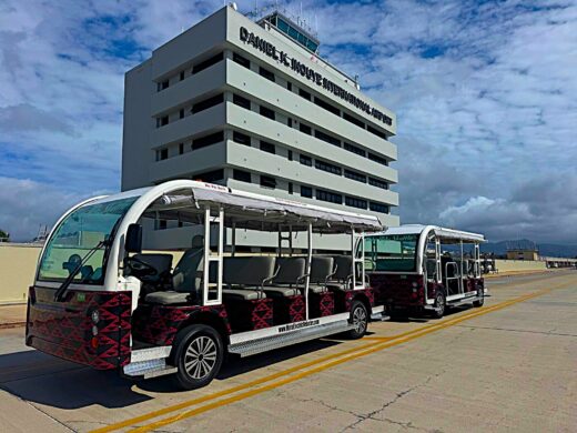 Hawaii: Three New Electric Transit Trams to Join HNL Shuttle Service