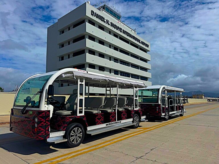 Hawaii: Three New Electric Transit Trams to Join HNL Shuttle Service